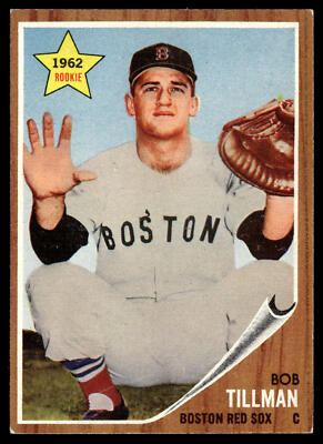 1962 Topps Bob Tillman #368 Boston Red Sox | eBay