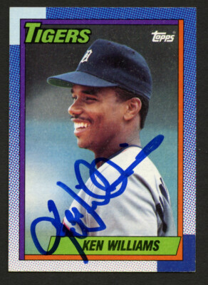 Ken Williams #327 signed autograph auto 1990 Topps Baseball Trading ...