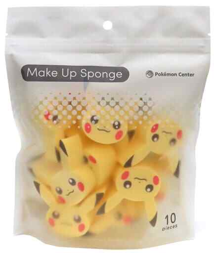 Pikachu Die-Cut Makeup Sponge Pokemon Center Limited | eBay