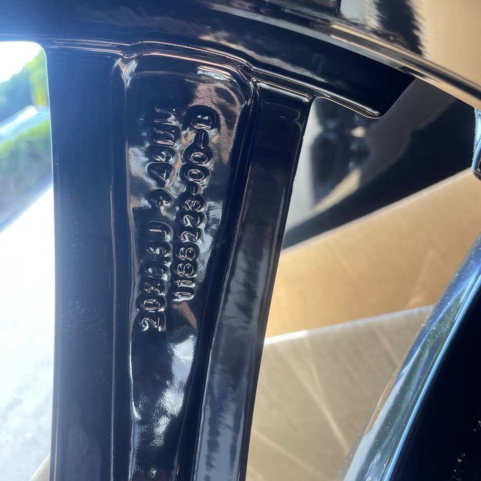 20” Oem TESLA MODEL Y Rims 20 Inch Gloss Black Induction Wheels 2020 ...