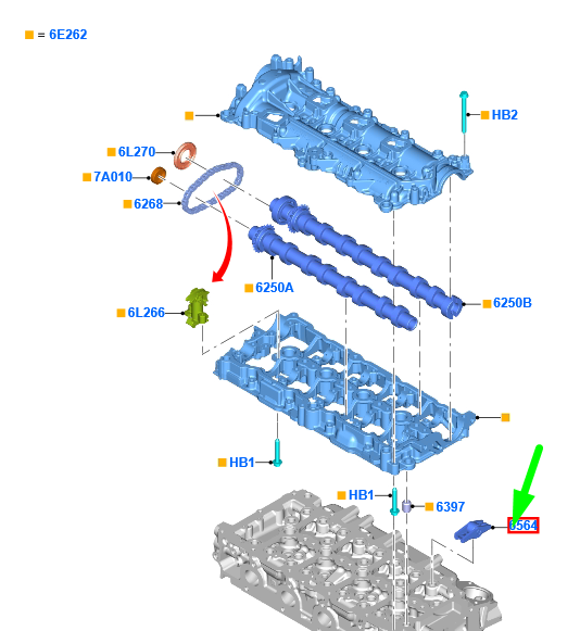 FORD KUGA MK3 Valve Culbuteur JX6Q-6564-AA 2190191 NOUVEAU VÉRITABLE | eBay