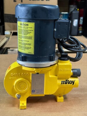 MILTON ROY MROY PUMP RH1124A1SESEM2NN WITH LEESON MOTOR 102866.00 ...