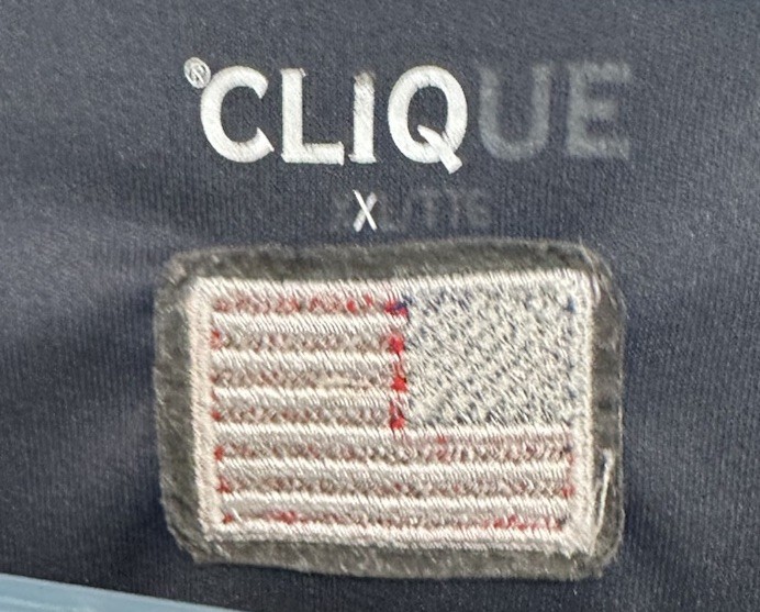 Clique Men's TShirt Short Sleeve Navy XL Over The Edge Shut Up and Fish ...