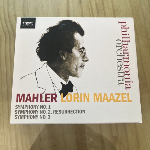 Mahler Symphonies LORIN MAAZEL Signum Classics 3 CD Box MINT ...