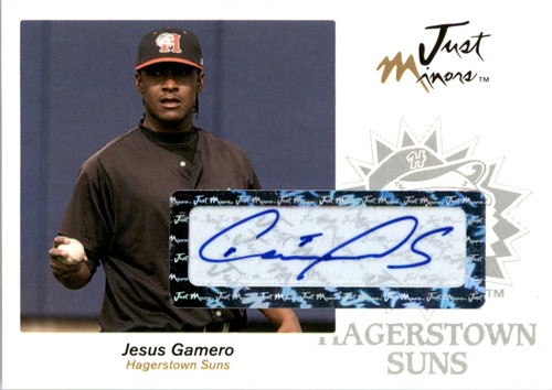 2005 Just Autographs Signatures #22 Jesus Gamero Auto BB | eBay