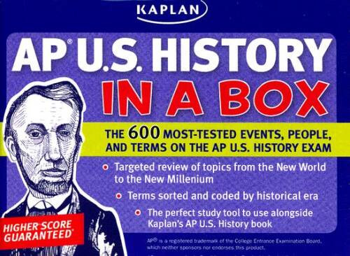Kaplan AP U.S. History in a Box - Cards By Kaplan - GOOD 9781427796837 ...