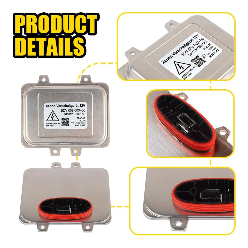 For BMW E60 E61 2006-2008 Headlight Ballast Control Module 12V ...