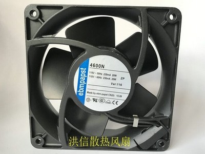 1pc All-metal Fan 4600N AC115V 12CM high temperature cooling fan 120 ...