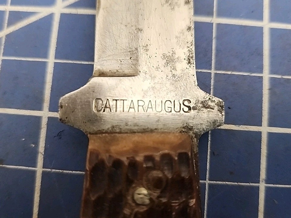 Vintage Cattaraugus WW2 Era Serrated Pig Sticker Fighting Knife! | eBay