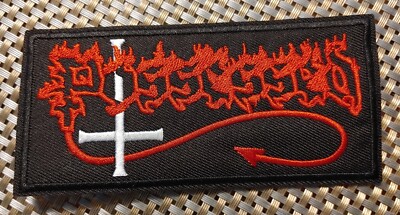 Possessed (band) logo Embroidered Patch Iron-On Sew-On US ship Death ...