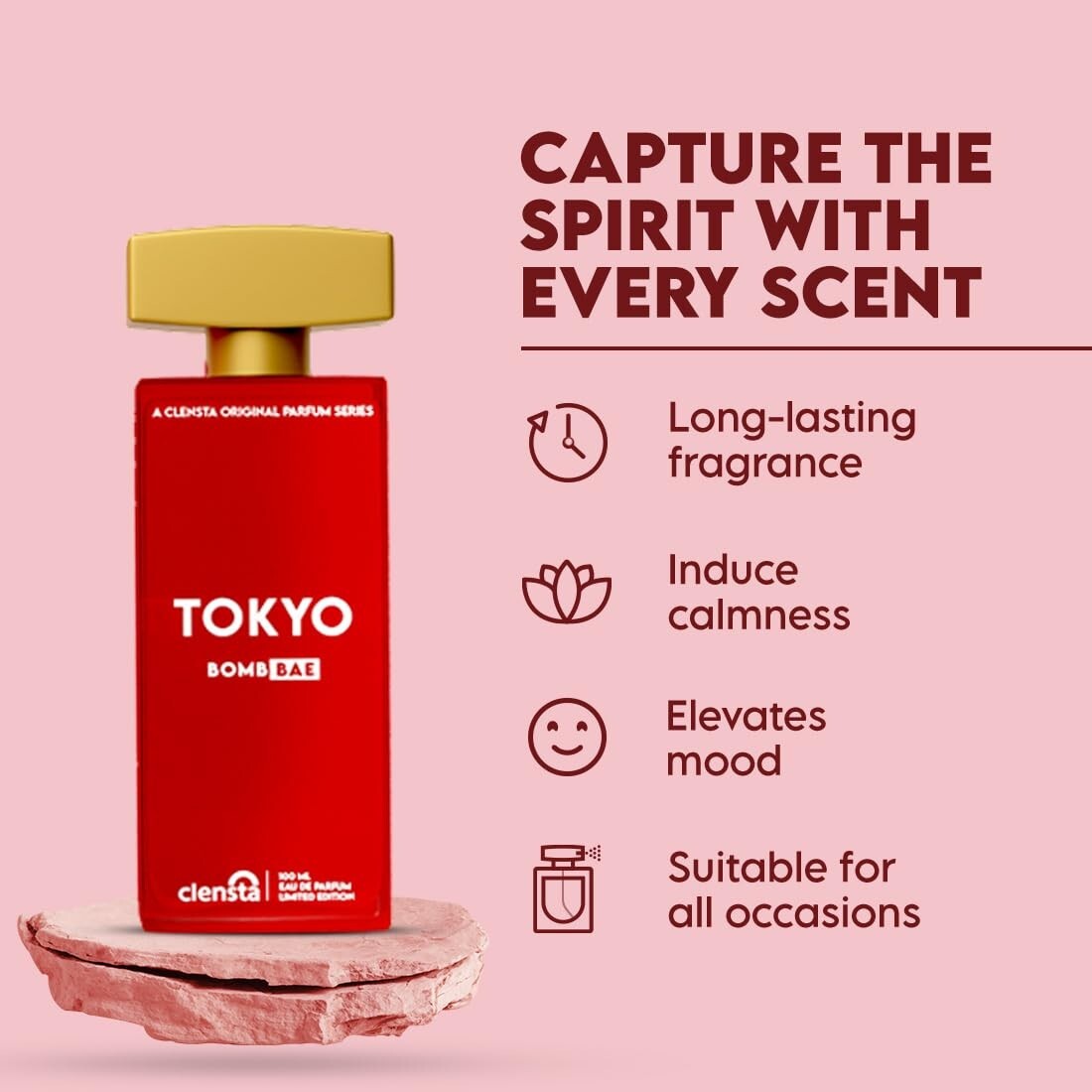 Clensta Limited Edition Tokyo Bomb Bae Perfume For Women - 100ml | eBay