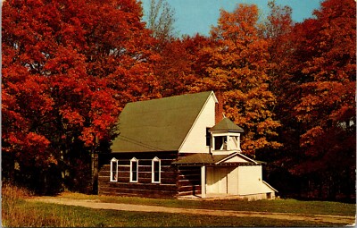 Mission Church on Greensky Hill Michigan Susan Lake US 31 Postcard ...