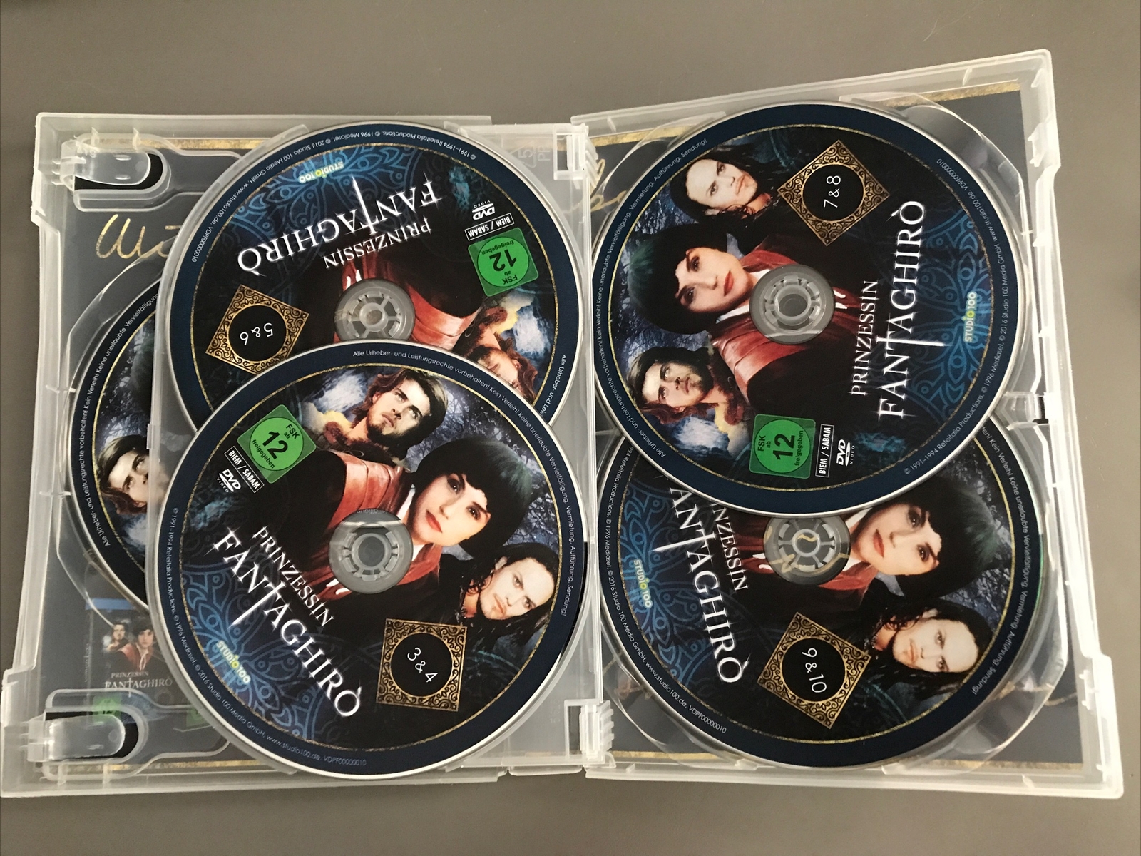 DVD Box • Prinzessin Fantaghiro - Die komplette Serie • Folge 1-10 • 5 ...