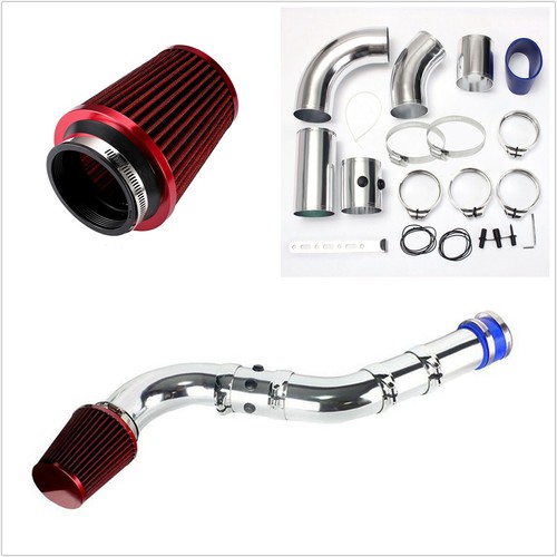 3in Car Cold Air Filter Injection Intake Kit 1 Set Universal System ...