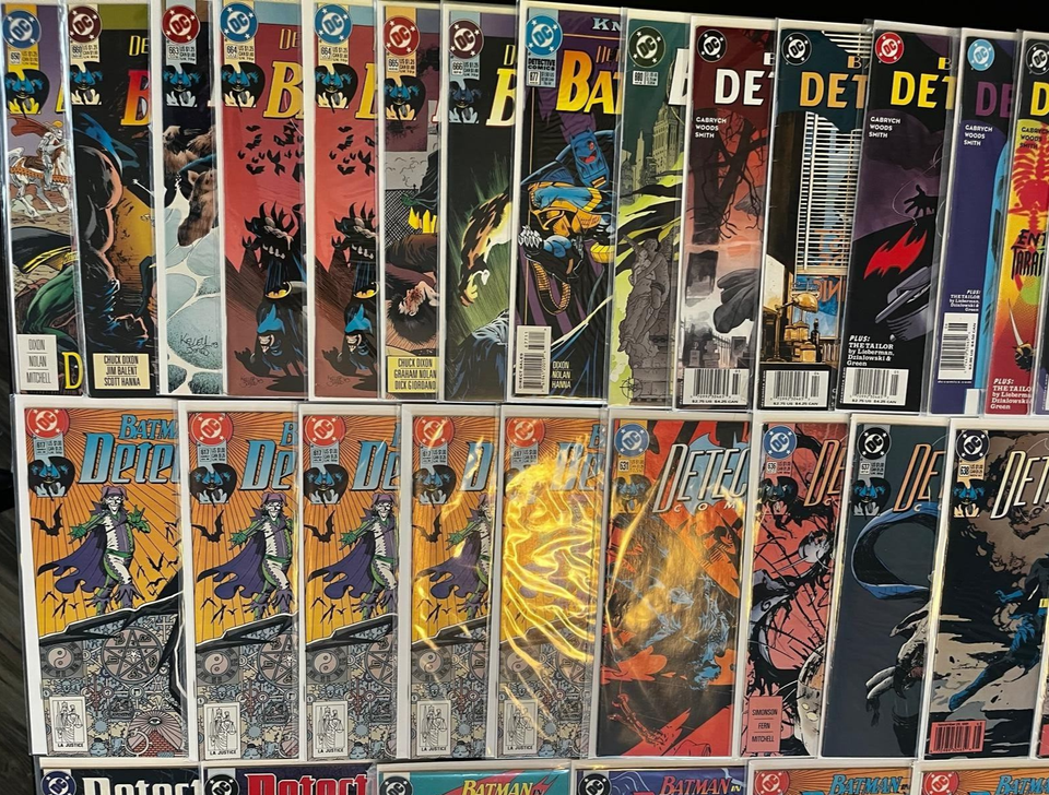 BATMAN DETECTIVE COMICS 47-Book DC MEGA LOT with #495 592 599 601 602 ...