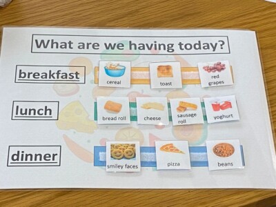Food Menu Board And Over 140 Picture Cards/pecs Asd/autism/special ...
