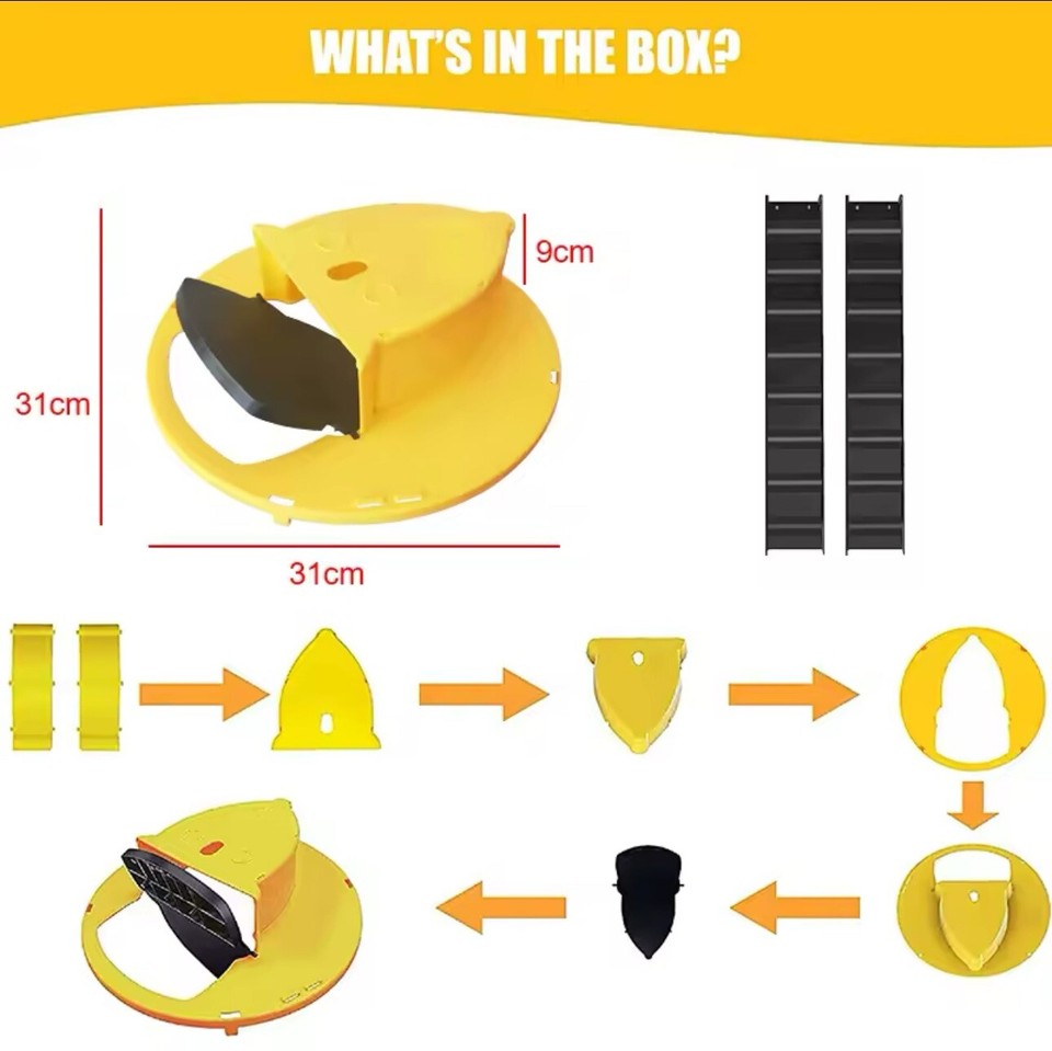 Intelligent Pitfall Mouse Catcher Trap Bucket Automatic Reset Flipping ...