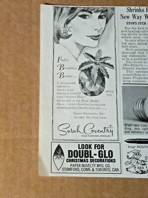 1964 small print ad -Sarah Coventry jewelry- Autumn Haze vintage ...