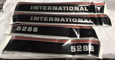 NEW 5288 CASE INTERNATIONAL TRACTOR HOOD DECAL KIT QUALITY VINYL DECALS ...