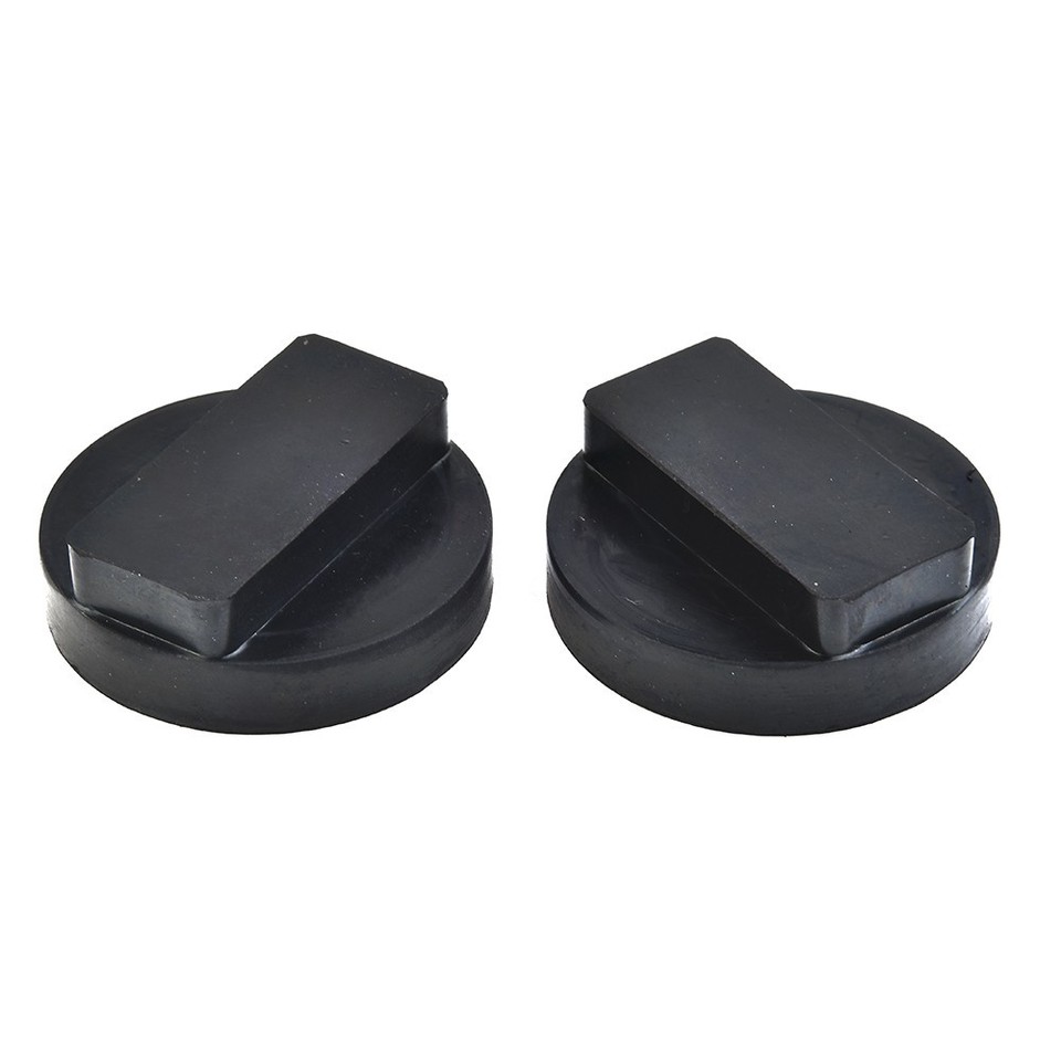 2x Black Rubber Jacking Point Jack Pad Adaptor For 3 4 5 Series ...