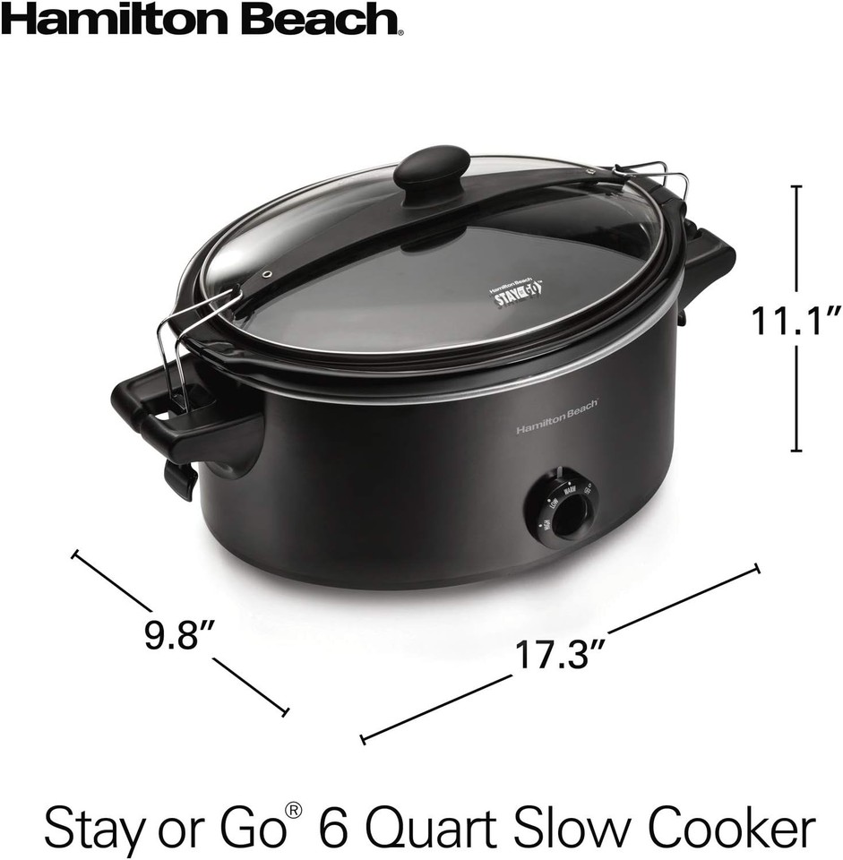 Slow Cooker, Extra Large 10 Quart, Stay or Go Portable With Lid Lock | eBay