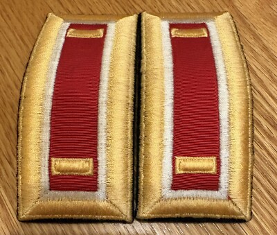 US Army Corps of Engineer 2LT/ Second LT Shoulder Boards for Dress ...