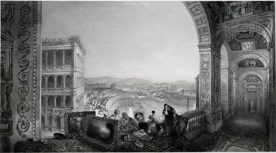 JMW Turner - Rome, From the Vatican from Original The Turner Gallery ...