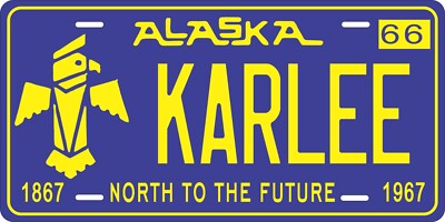 Alaska Eagle Custom Personalized License plates Auto Bike Motorcycle | eBay
