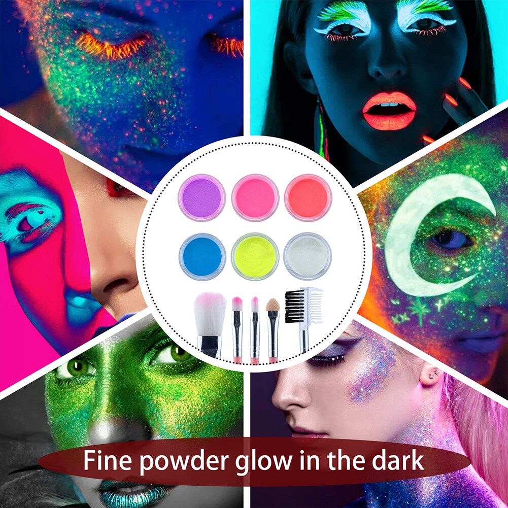 30 Farben Diamond Glitter Art Charm Glitter Powder Glow Makeup Brush ...