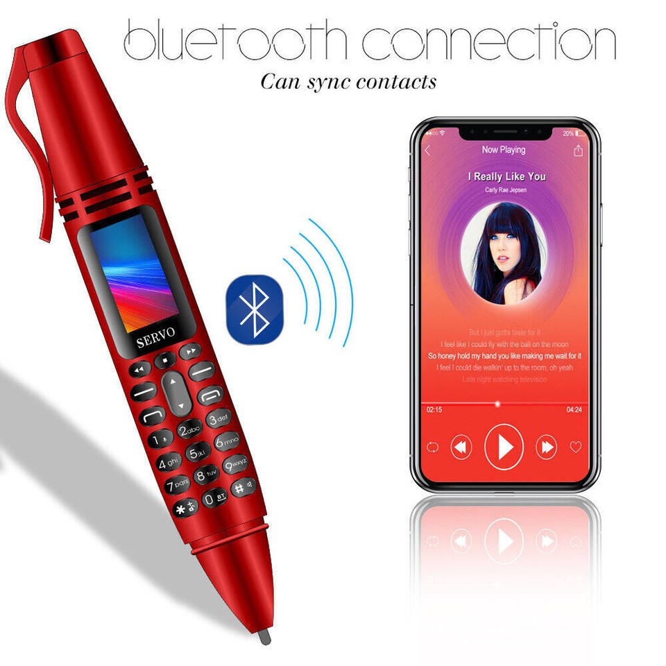 New Mini Cell Phone Pen Bluetooth Dialer 0.96" Mobile Phone 2G GSM ...