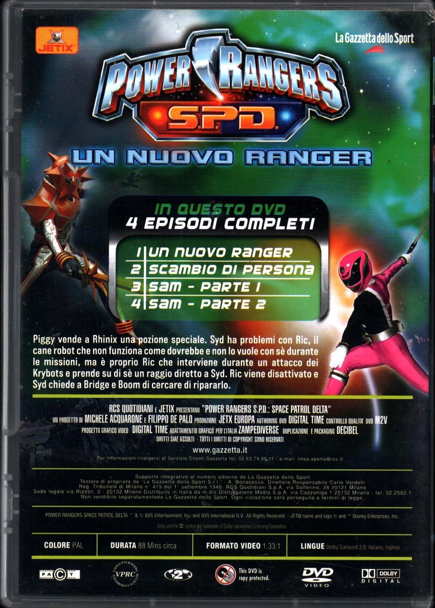 Elenco De Power Rangers Spd Power Rangers S.P.D. Serie Completa (12