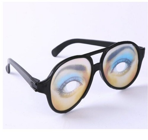Crazy Eyes Glasses Funny Specks Shape Changing Fancy Shade Stag ...