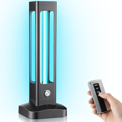 55W UV Light Sanitizer with Ozone Remote Control 3-Step Timer, Home Air ...