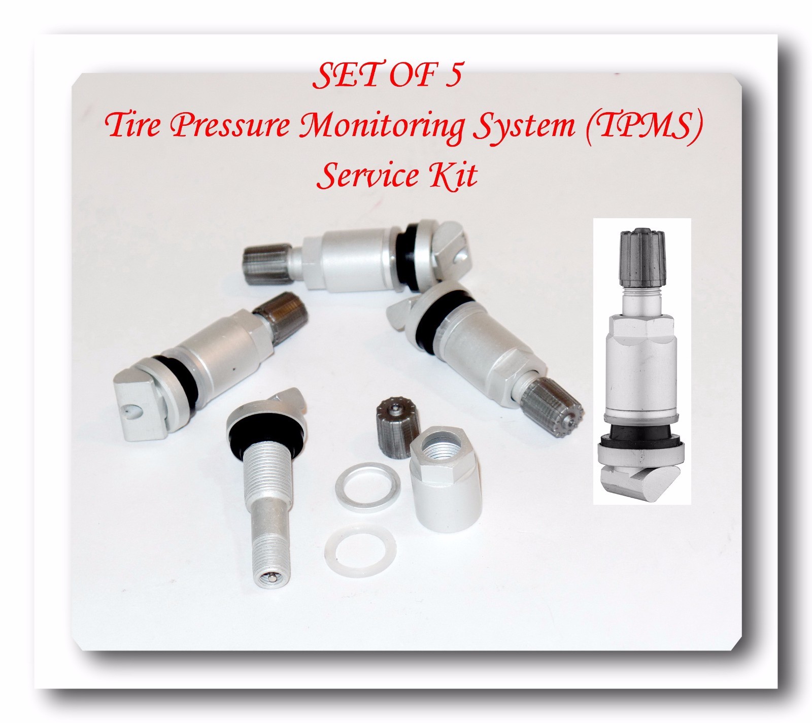 5 Kits Tire Pressure Monitoring System (TPMS) Service Kit For Hyundai ...