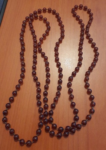 Brown Bead Necklace | eBay