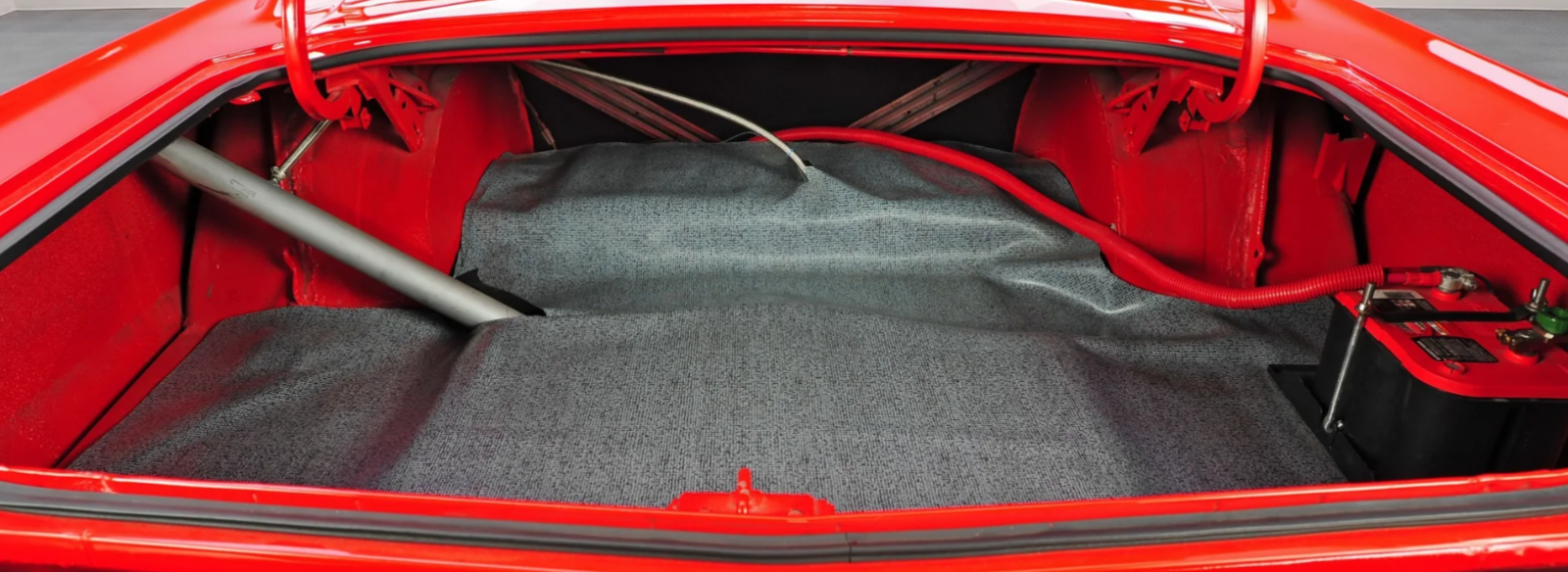 1970-76 DODGE DEMON DART PLYMOUTH DUSTER SCAMP VINYL TRUNK MAT GRAY ...