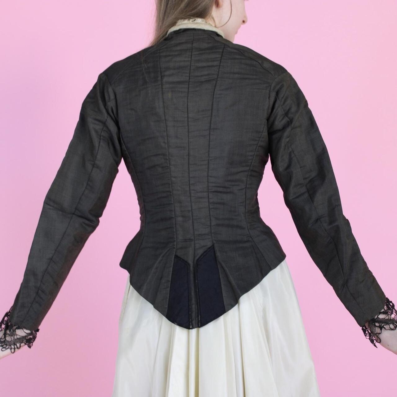 Vintage Victorian 1890s Gothic Bodice - Gem