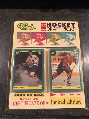 New - 1991 Classic Hockey Draft Picks 50 Cards Certificate of Limited ...