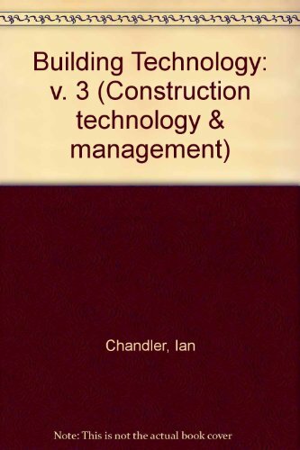 Building Technology 3 Pb (Construction Technology and Ma) (v. 3) | eBay