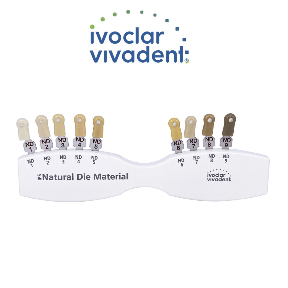 Ivoclar Vivadent Dental Bleach Teeth Shade Guide IPS Natural Die ...
