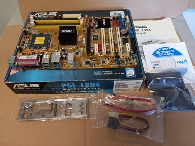 ASUS P5L 1394 Intel LGA 775 Intel MCH945P 4 DDR2 RAM slot ATX | eBay ...