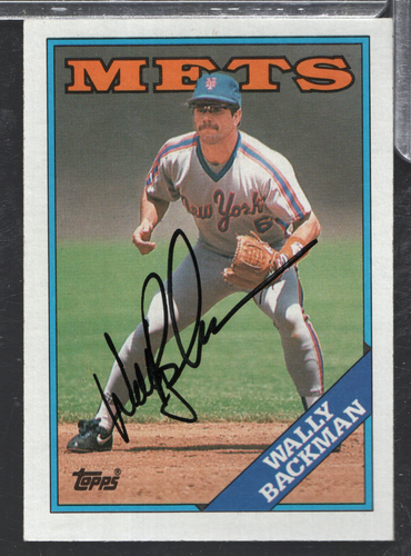 Wally Backman Mets Autographed 1988 Topps #333 w/COA 021224NPCD148 | eBay