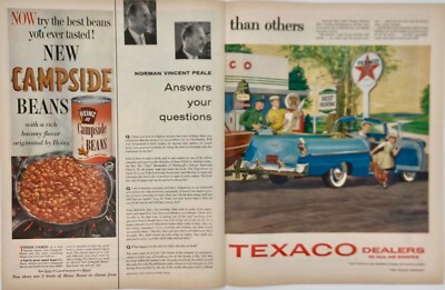 Original Vintage Full Spread with Texaco Ad | eBay