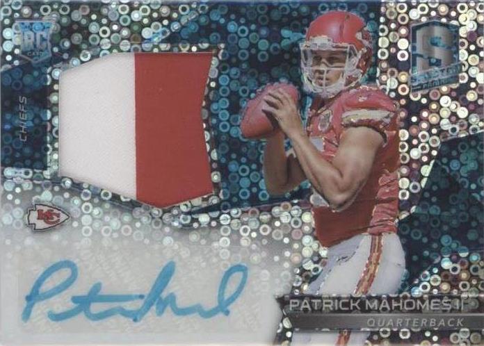 2017 Panini Spectra - Rookie Patch Autographs Patrick Mahomes II #204 ...