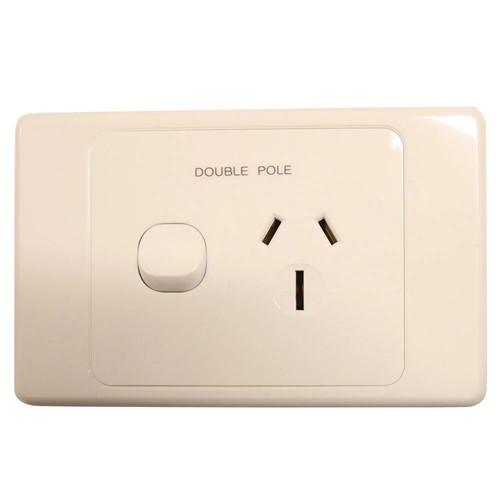 Single 15Amp Powerpoint / GPO Outlet - DOUBLE POLE | eBay Australia