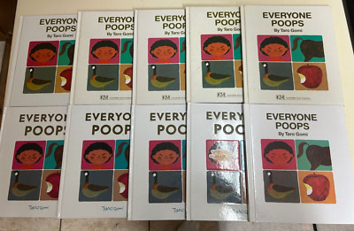 Lot 10 Hardcover TARO GOMI Picture Books EVERYONE POOPS | eBay