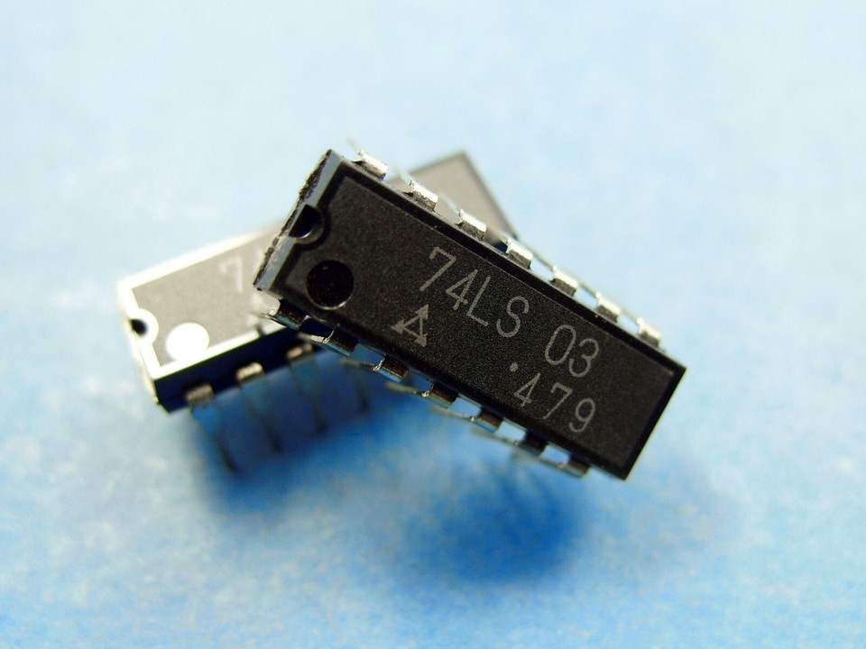 74LS03 [5pcs] Quad 2-Input NAND Gates Open-Collector;74LS03 IC ...
