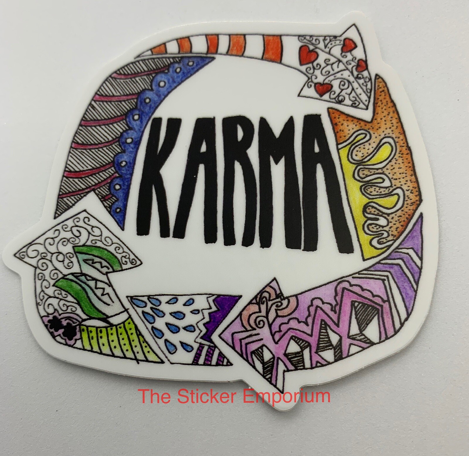 Karma Sticker ~ Water Bottle ~ Laptop ~ Tumbler ~ Vinyl Decal | eBay