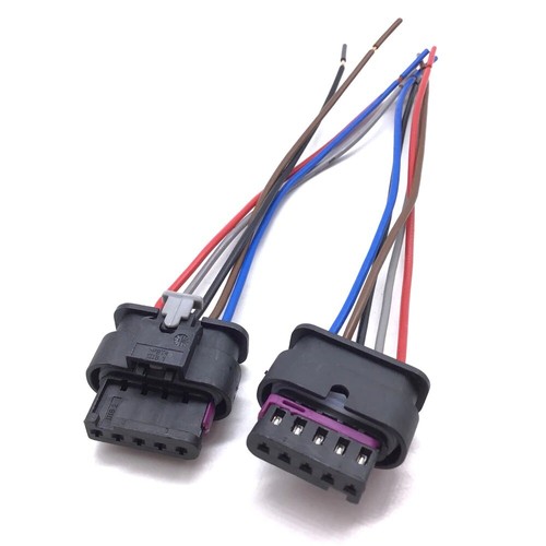 5 Pin Connector For MAF Sensor Mass Air Flow Sensor 4F0973705 For VW ...