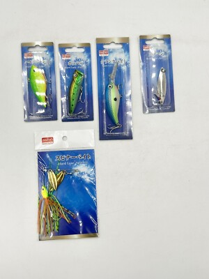 Daiso Japan Hard Bait Spinner Deep Sea Lures Jigs From Japan Rapala X 5 ...